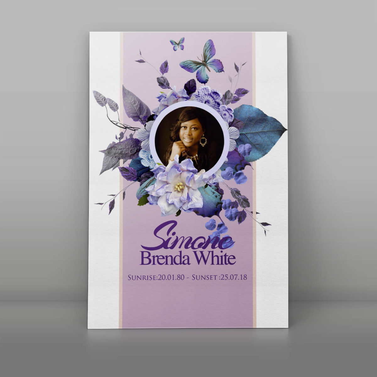 Funeral Booklet, order of service booklet - memories funeral booklets