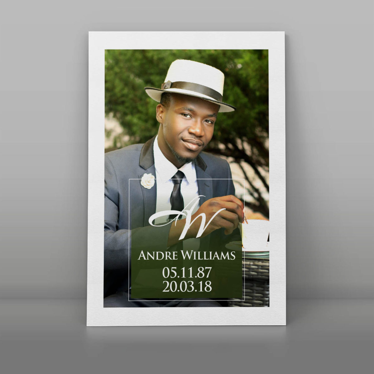 Funeral Booklet, order of service booklet - memories funeral booklets